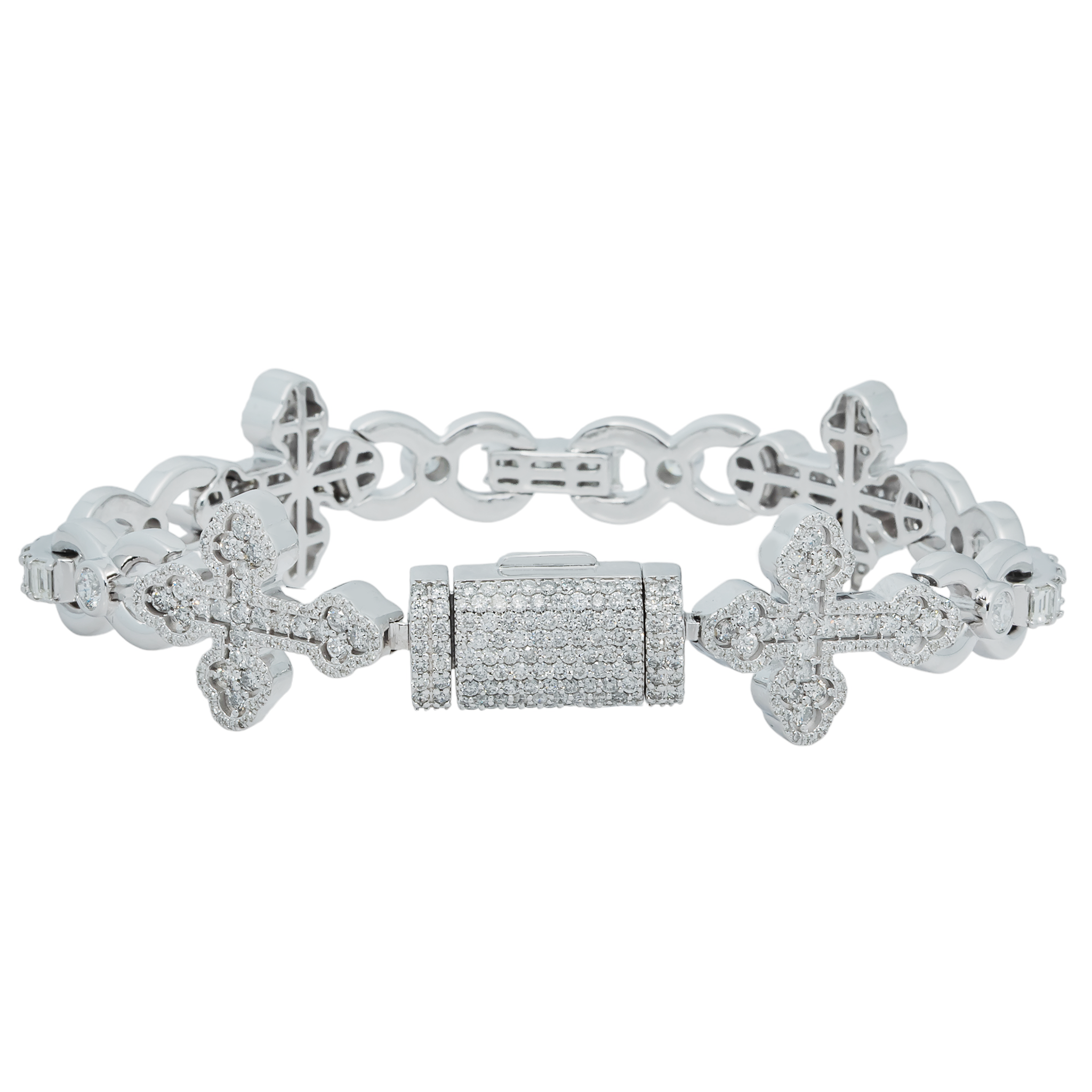 Infinity Cross Diamond Bracelet – Mavani & Co