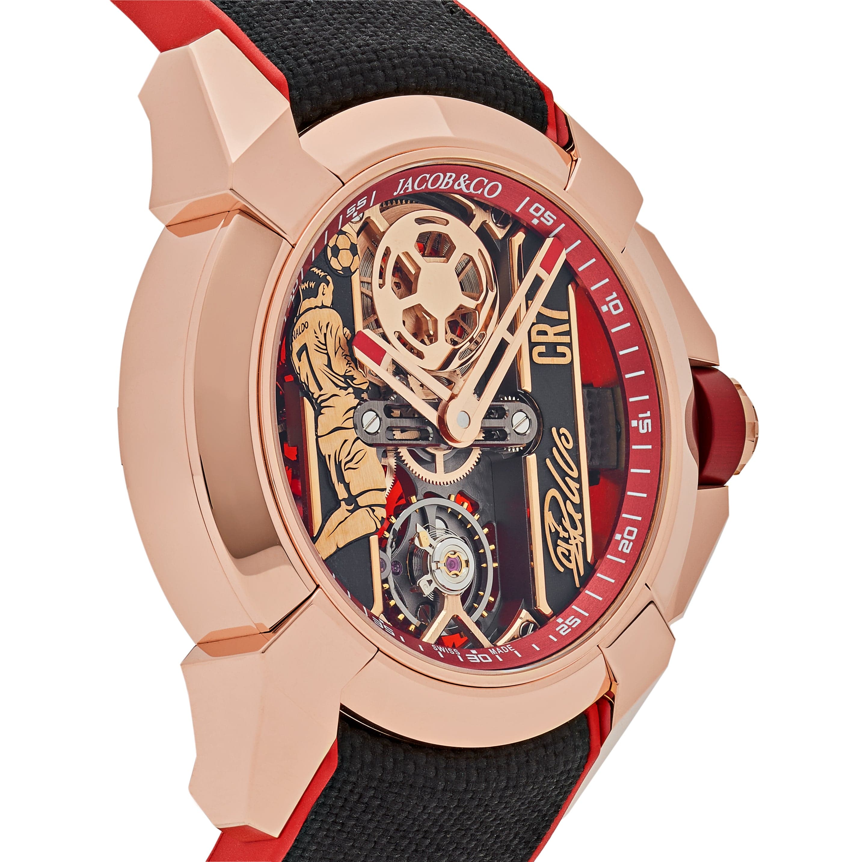 Jacob & Co. V2 CR7 Epic X Collection EX120.43.AE.AA.A Flight of CR7 Ro ...