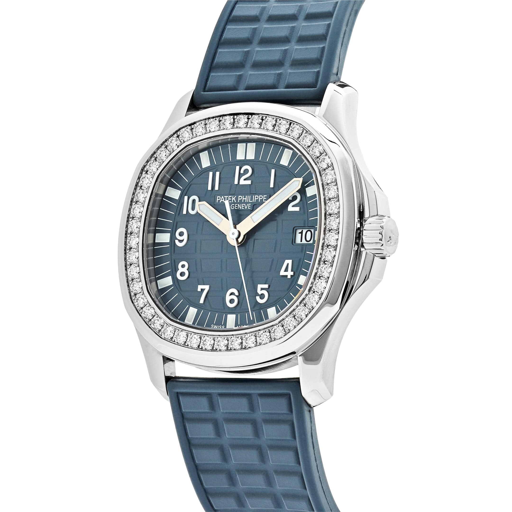 Patek Philippe Aquanaut Luce 5067A-025 'Ladies' Stainless Steel Blue D ...