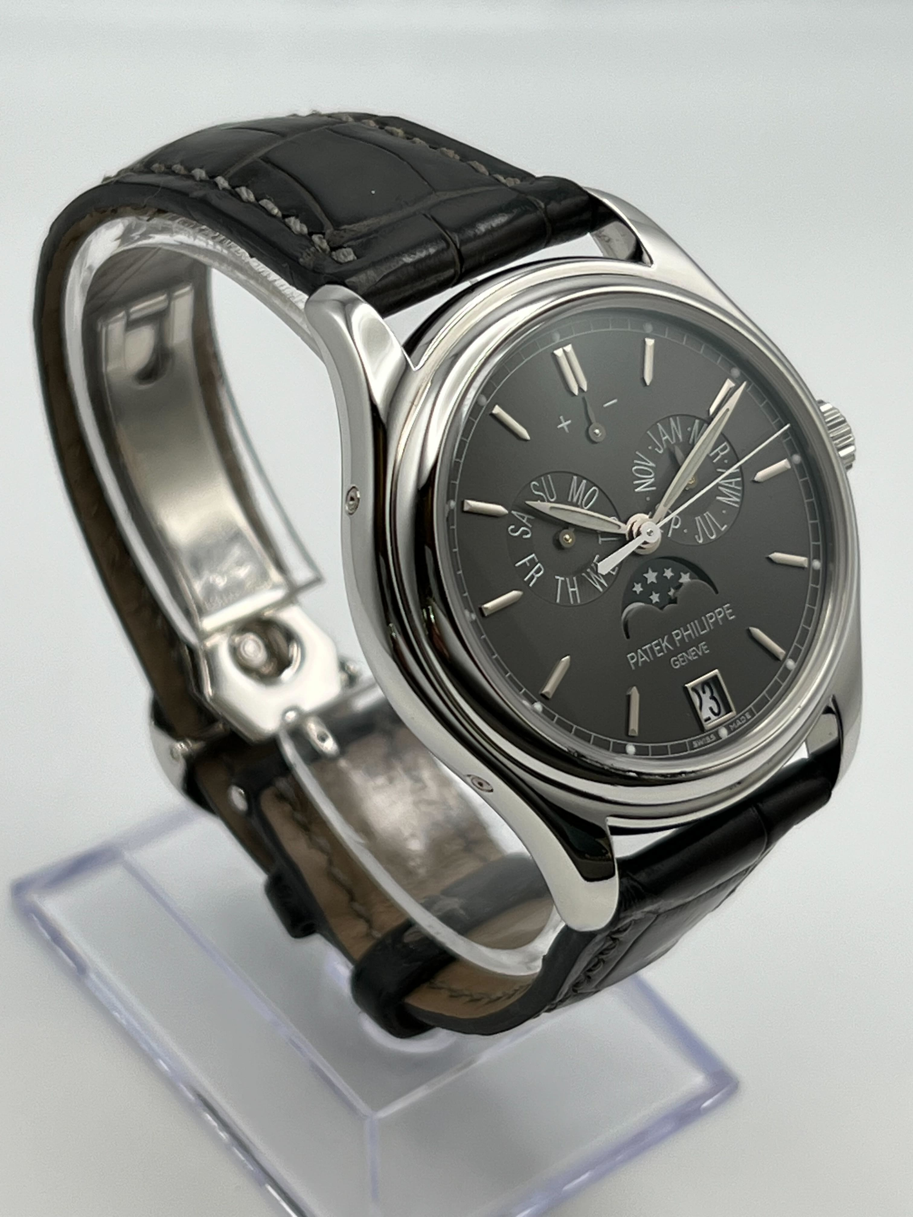 Patek Philippe Complications 5146P-001 Annual Calendar Platinum Grey D ...