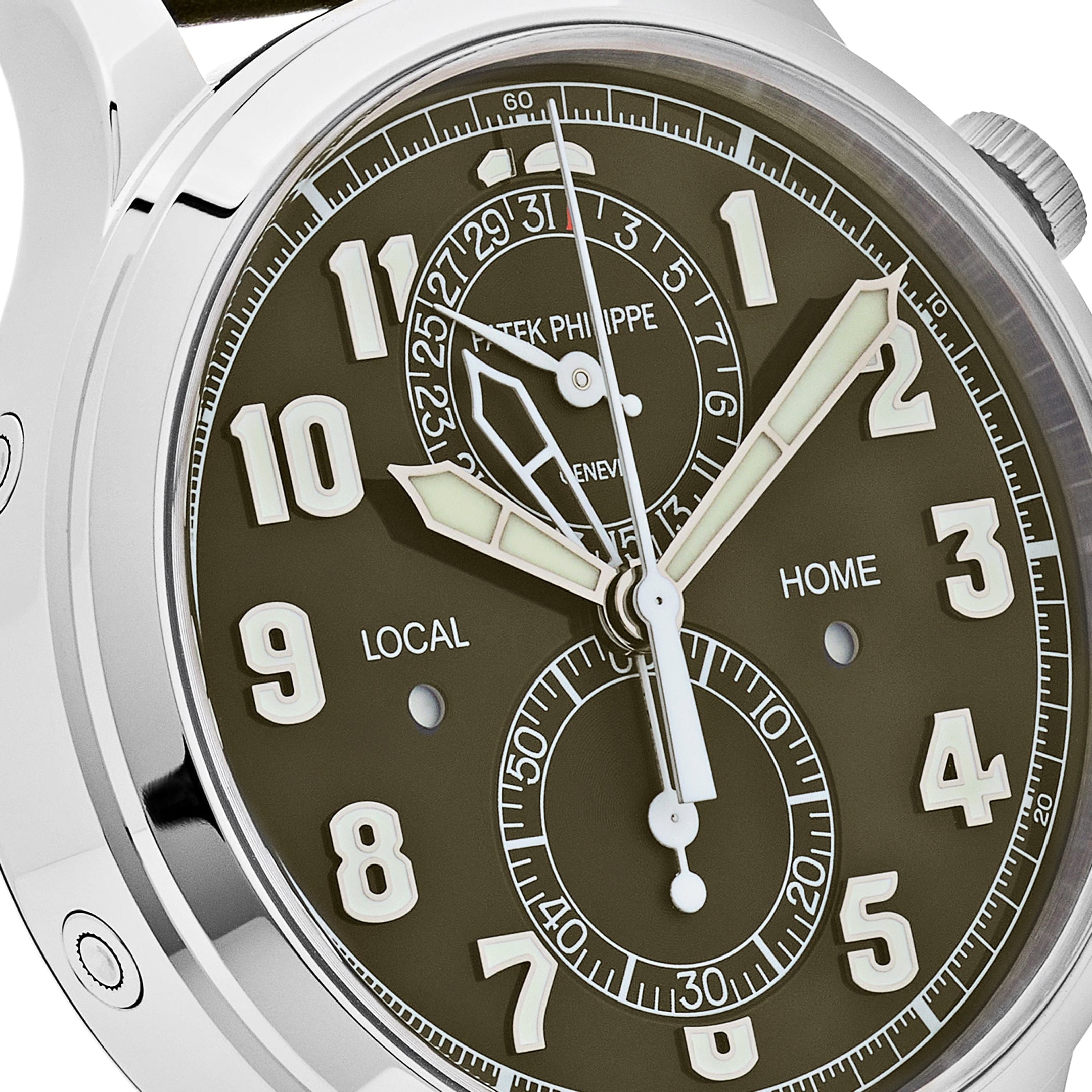 Patek Philippe Complications 5924G-010 Calatrava Travel Time Green Dia ...