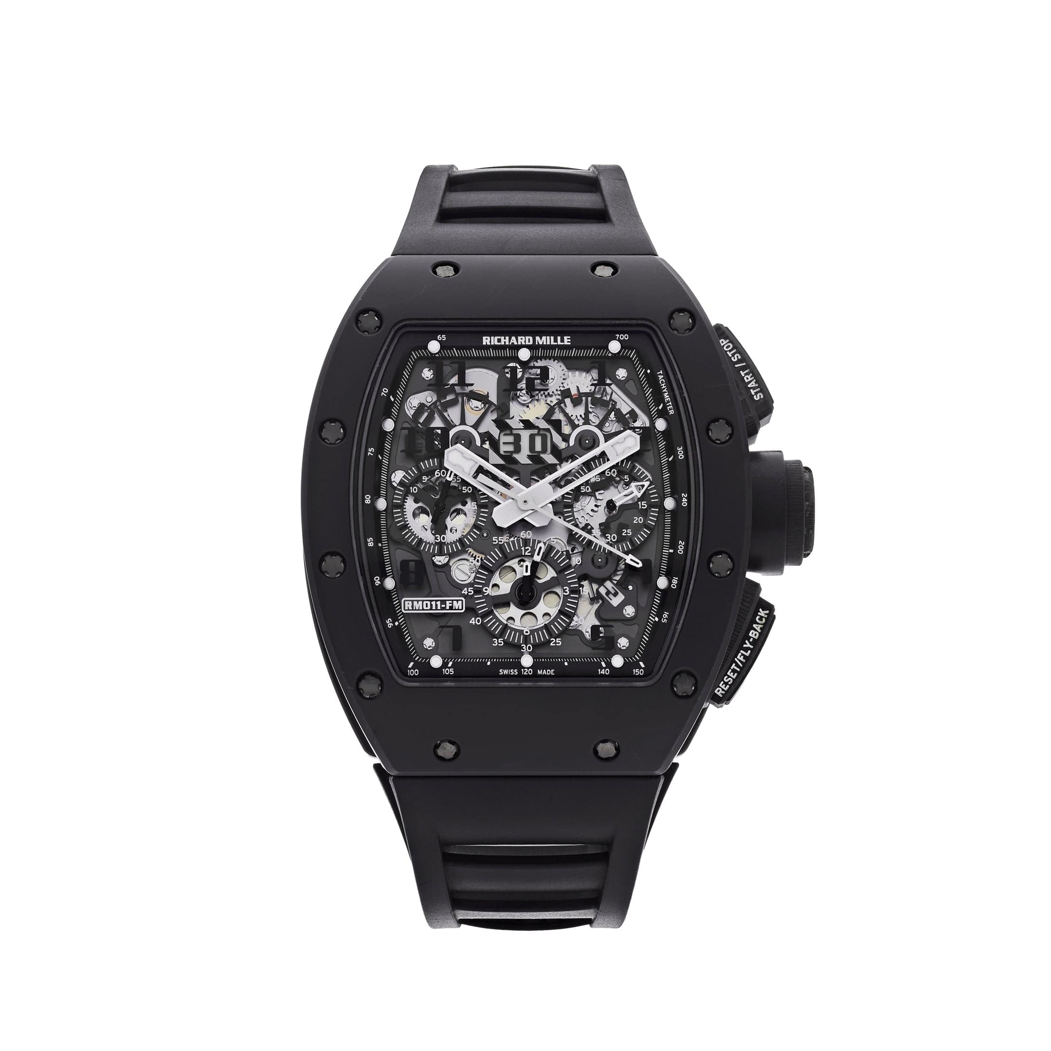 Richard Mille RM 011 'Black Phantom' Flyback Chronograph Limited Editi ...