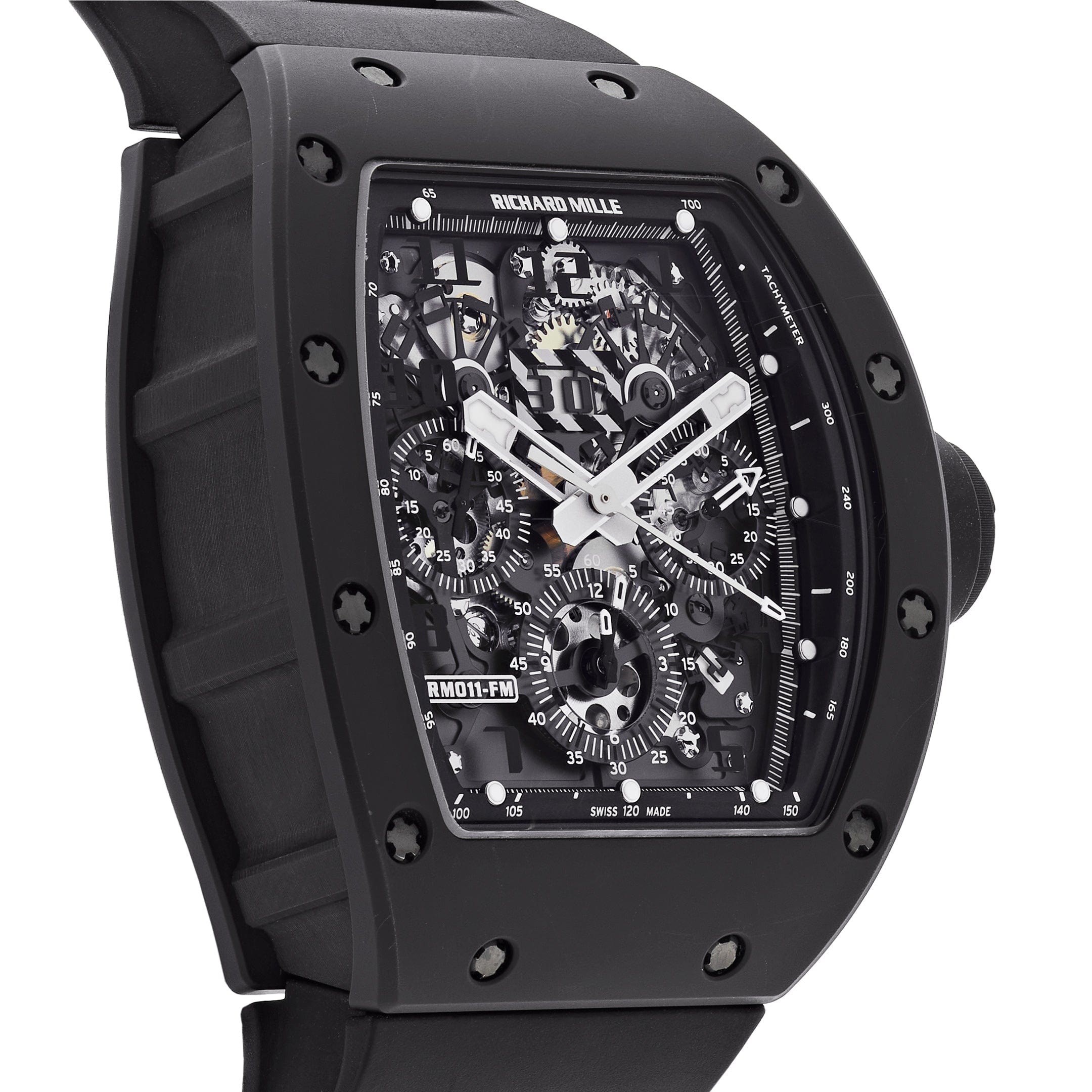 Richard Mille RM 011 'Black Phantom' Flyback Chronograph Limited Editi ...