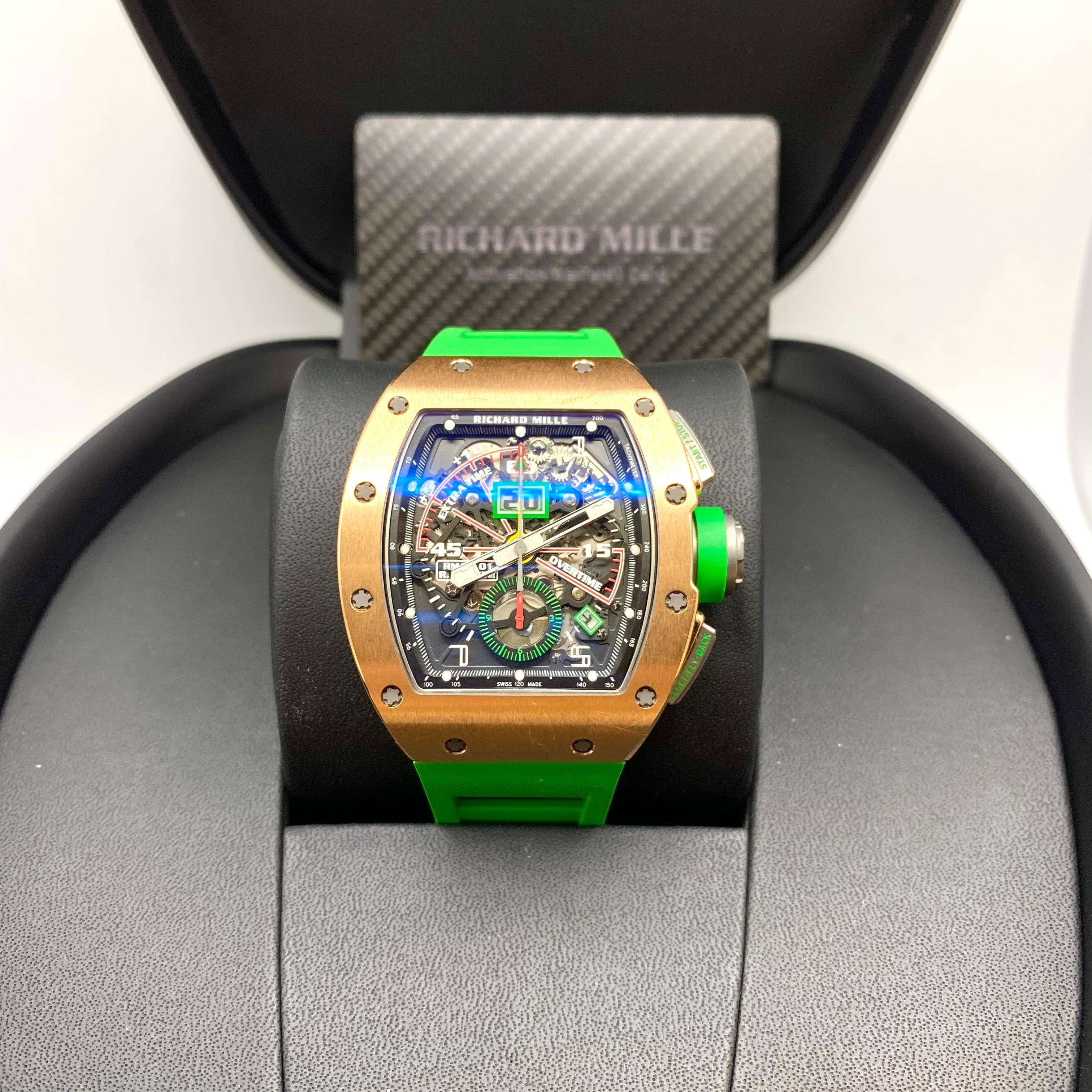 Richard Mille RM 011-01 Robert Mancini Chronograph Flyback Rose Gold ...