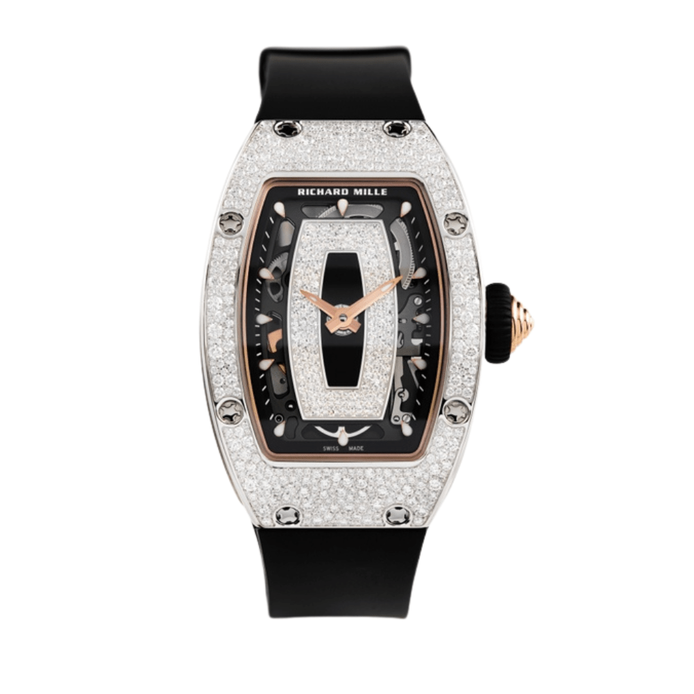 Richard Mille RM 07-01 Ladies' White Gold Snow Diamond Set – Mavani & Co