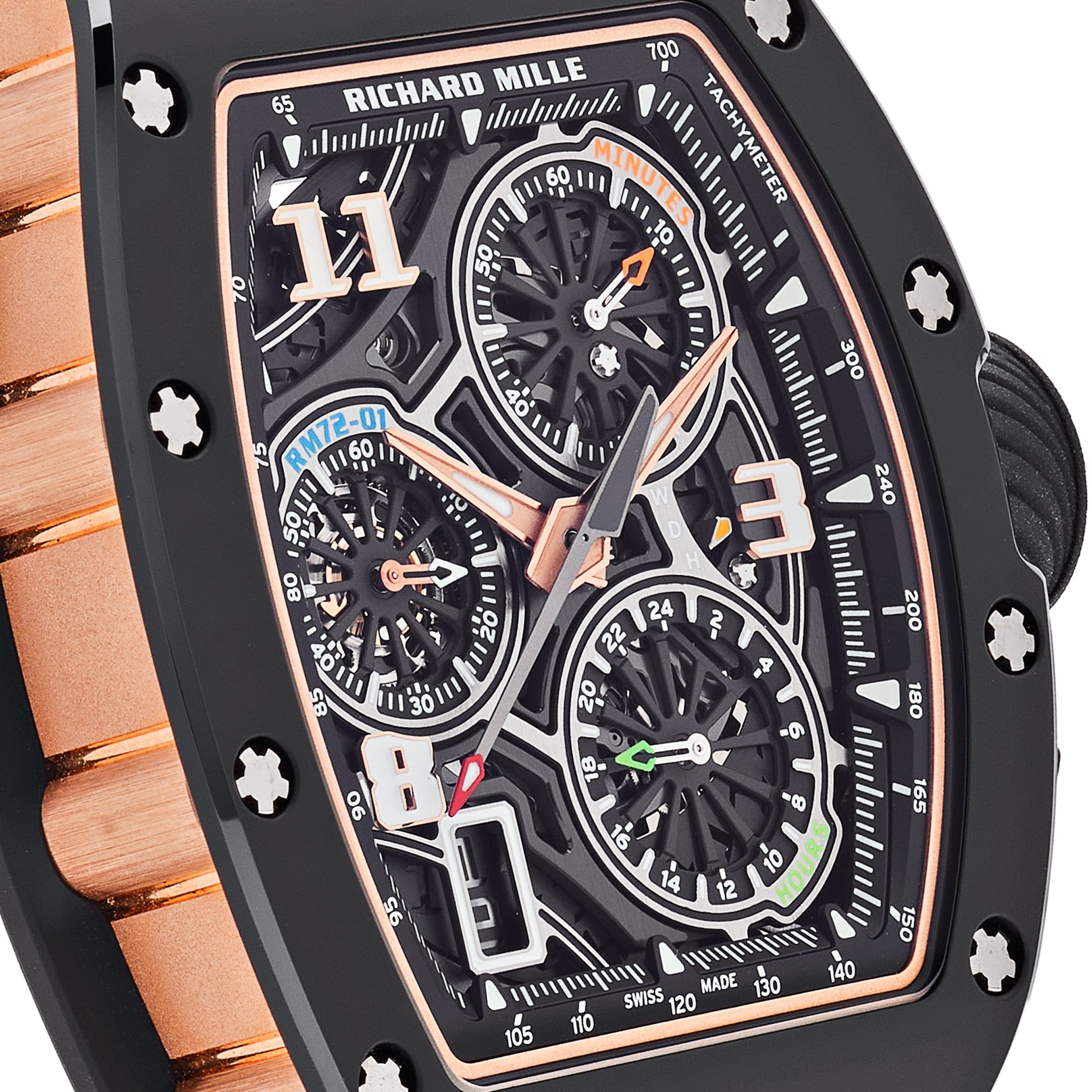 Richard Mille RM 72-01 Lifestyle In-House Chronograph Black Ceramic (2 ...