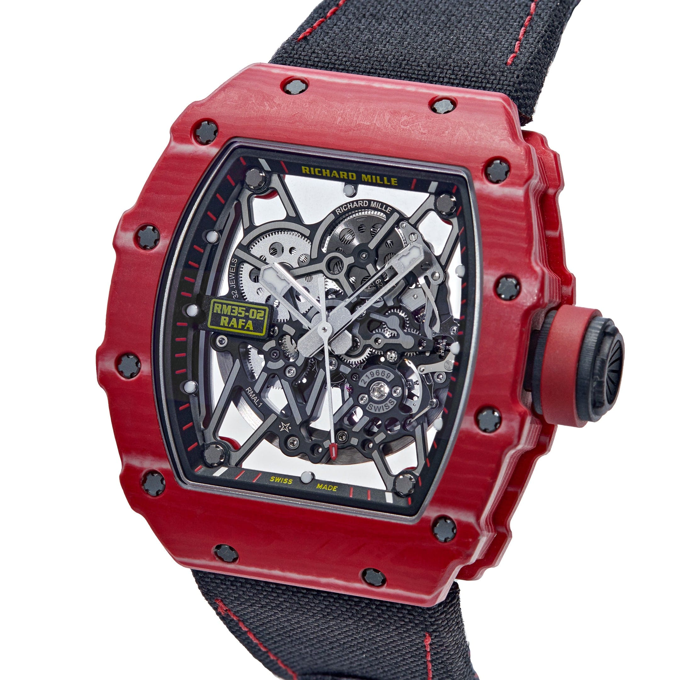 Richard Mille RM 35-02 Rafael Nadal Automatic Red Quartz TPT – Mavani & Co