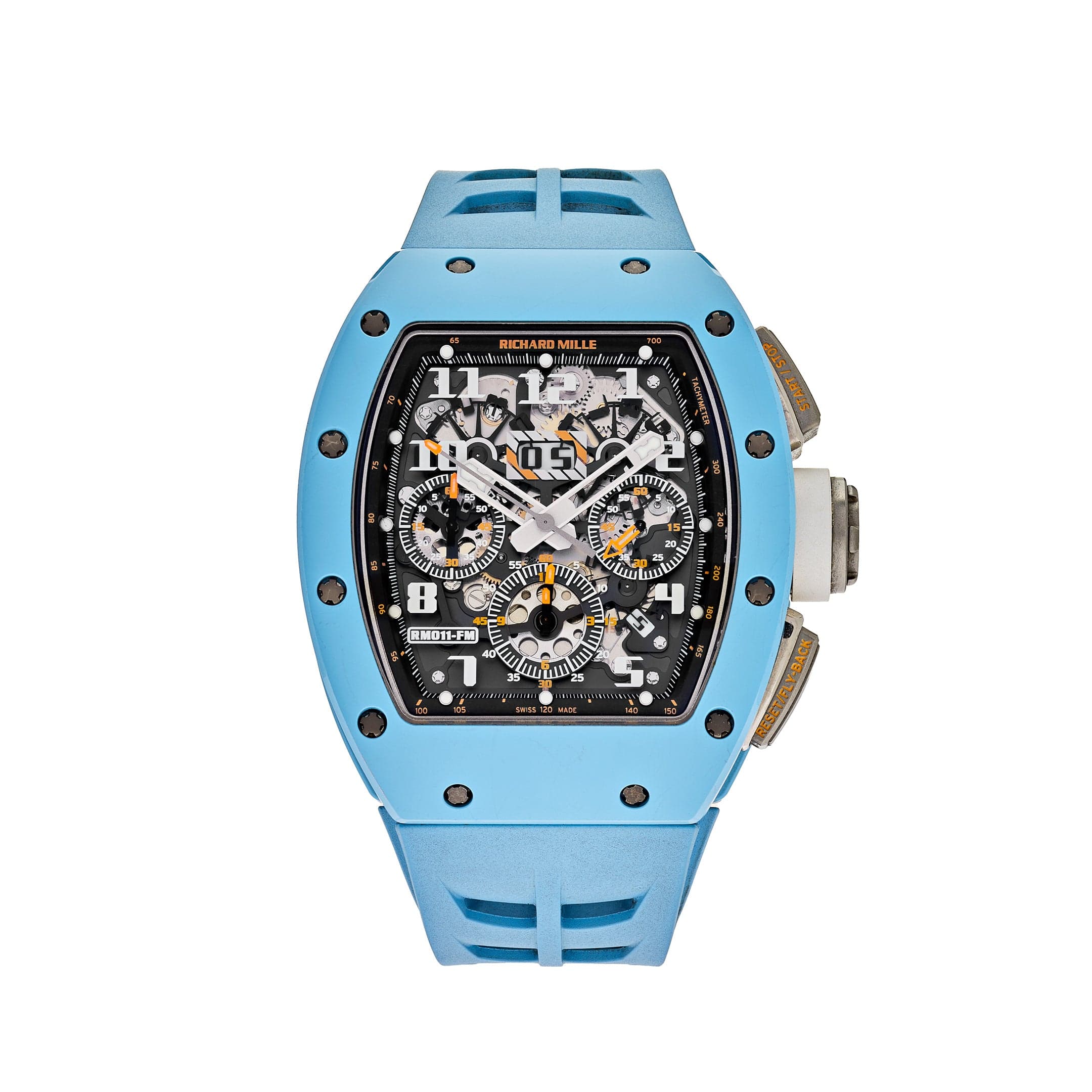 Richard Mille RM 011 Baby Blue Ceramic Felipe Massa Last Edition ...