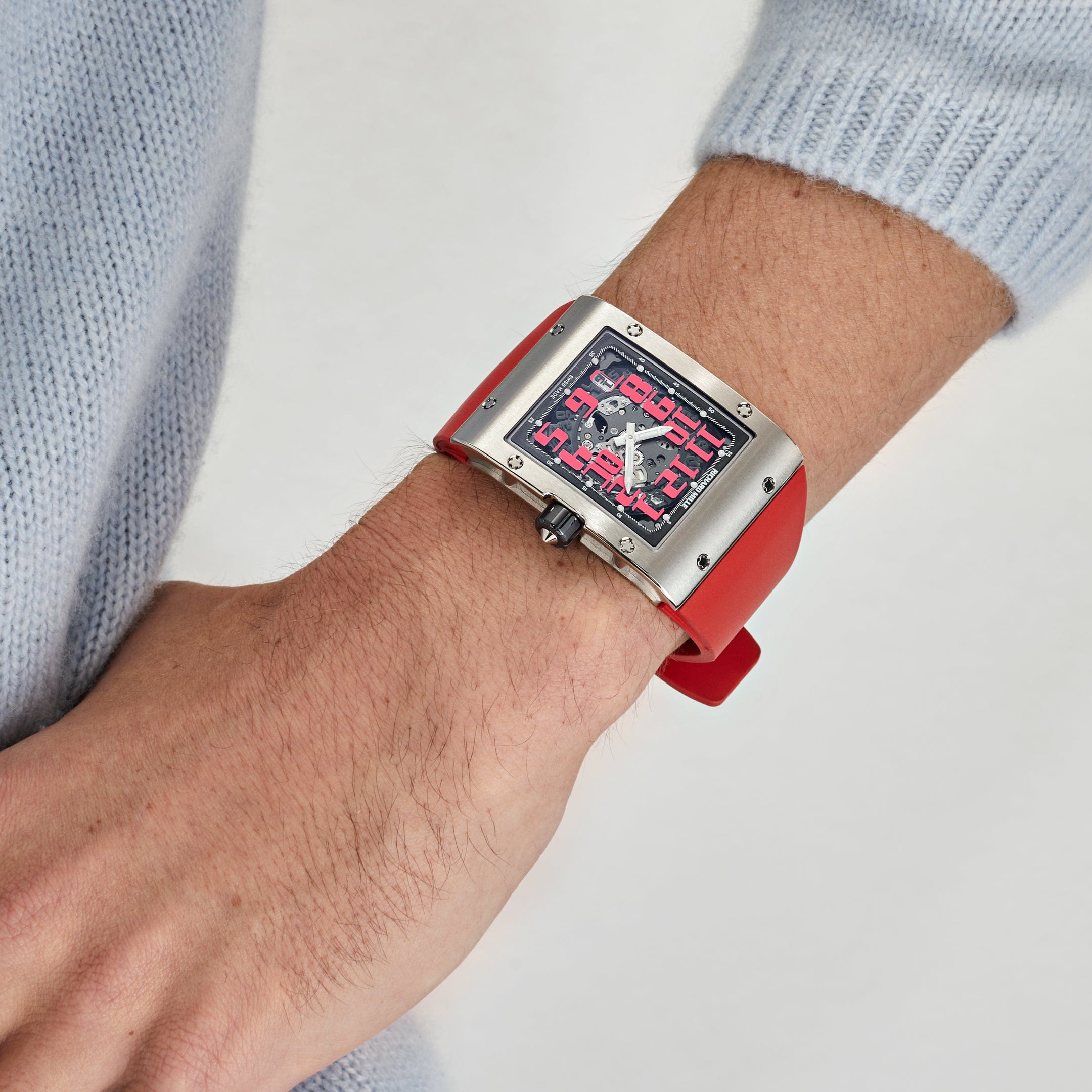 Richard Mille RM 016 'Ultra Thin' White Gold Arabic Dial Limited Editi ...