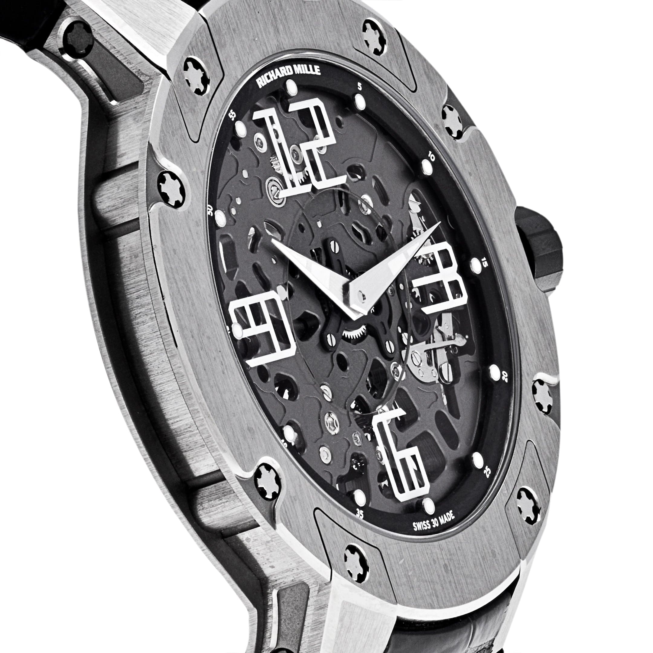 Richard Mille RM 033 'Extra Flat' Automatic Titanium/Carbon TPT ...