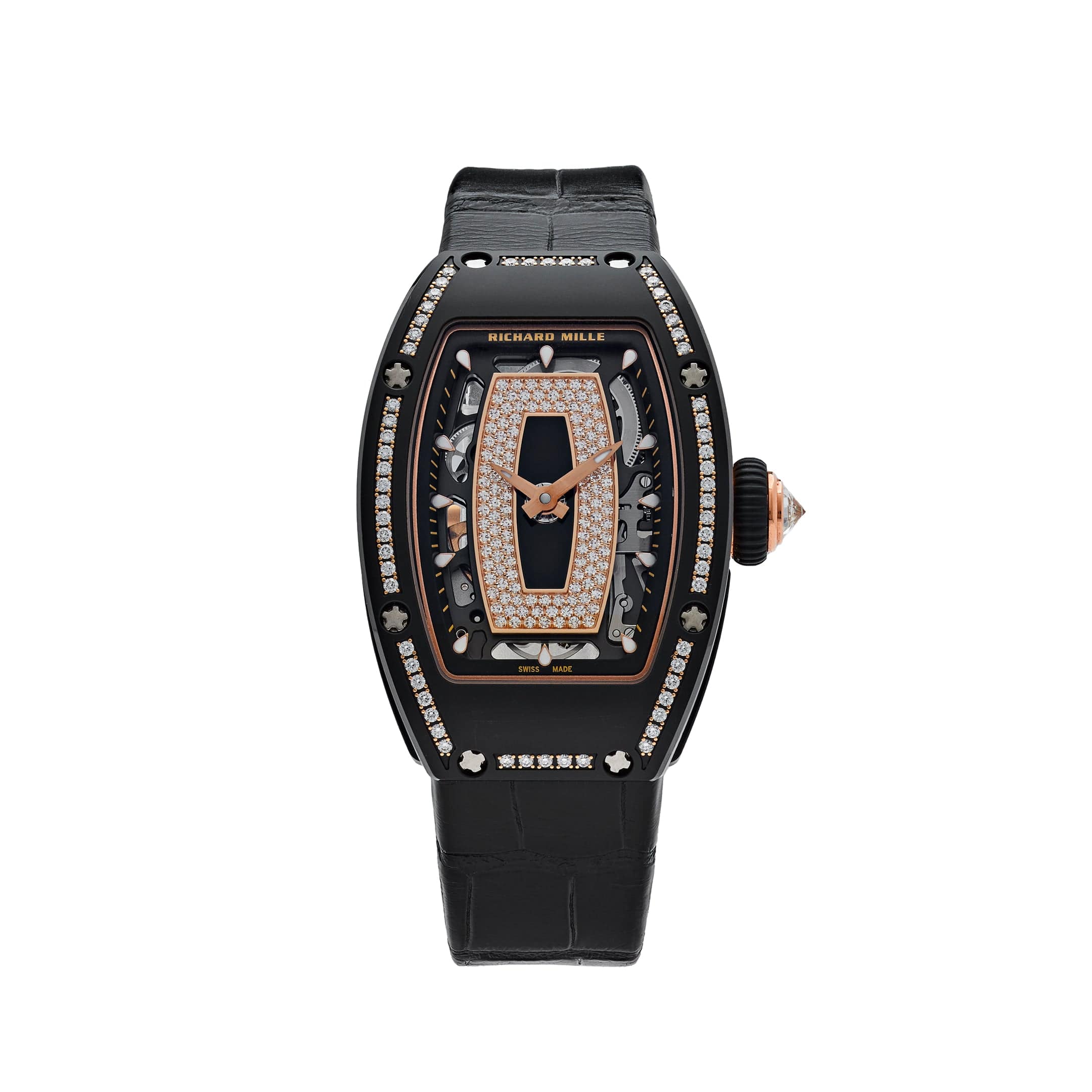Richard Mille RM 07-01 Black Ceramic Diamond Bezel – Mavani & Co