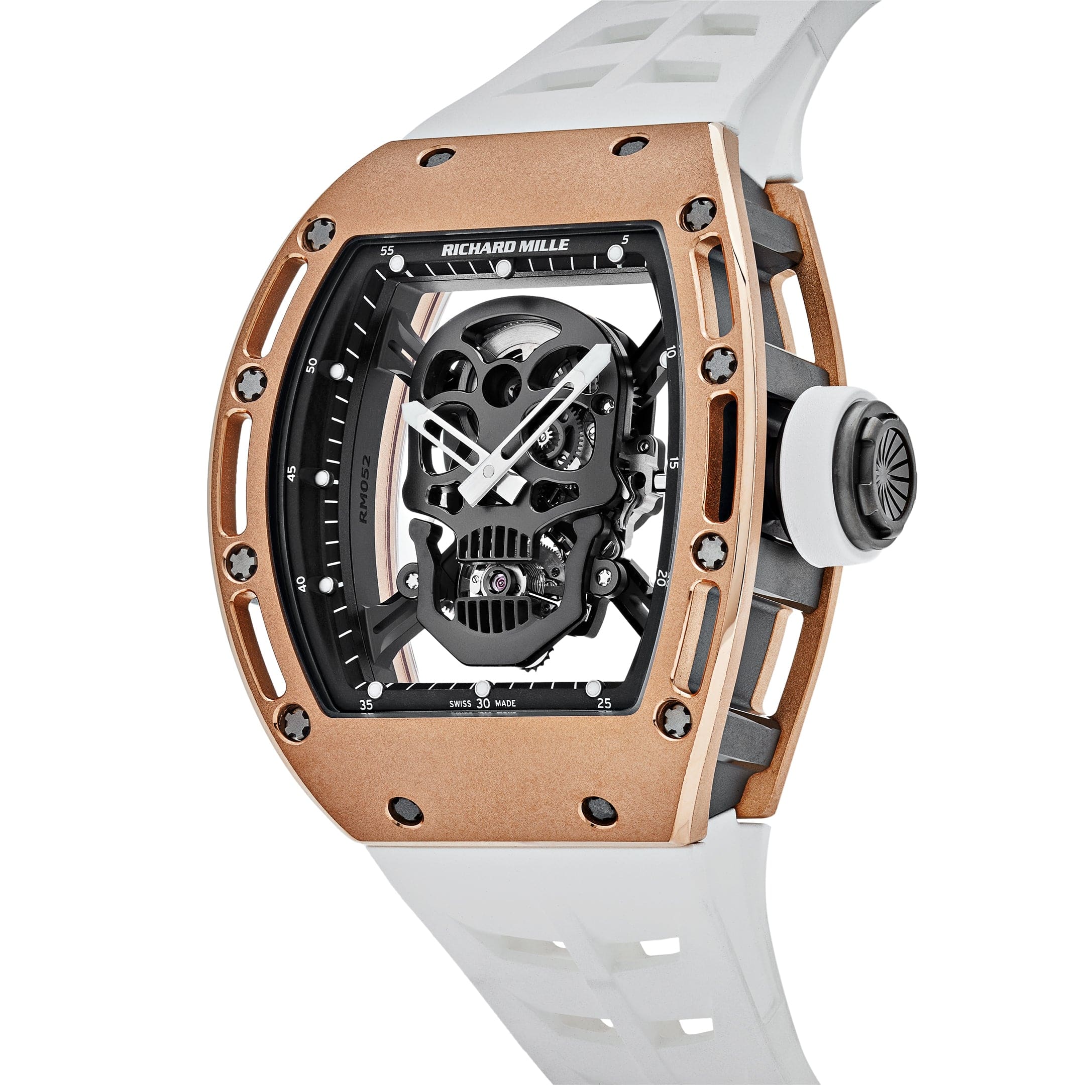 Richard Mille RM 052 'Skull' Tourbillon Rose Gold – Mavani & Co