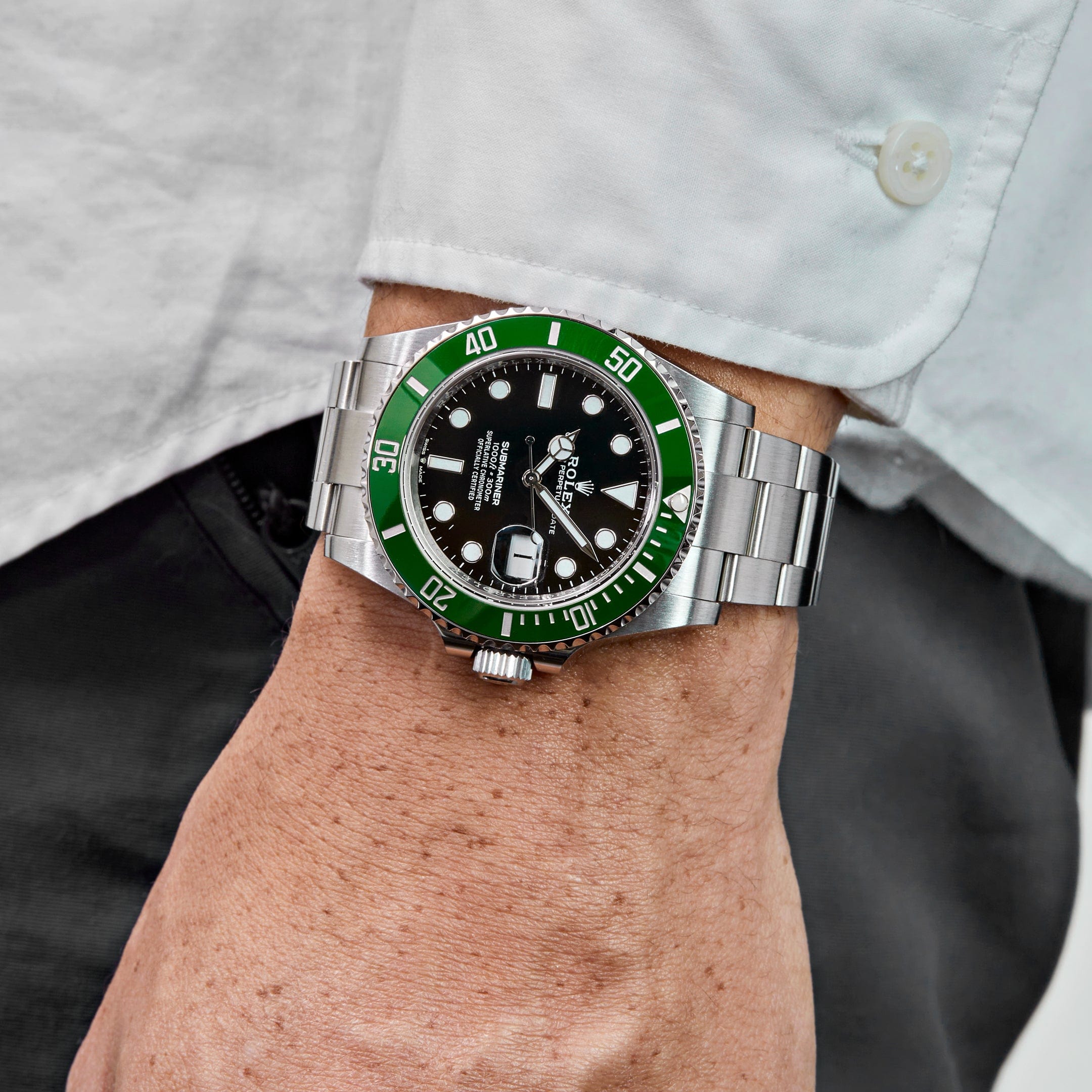 Rolex Submariner Date 126610LV 'Starbucks MK2' Stainless Steel Black D ...