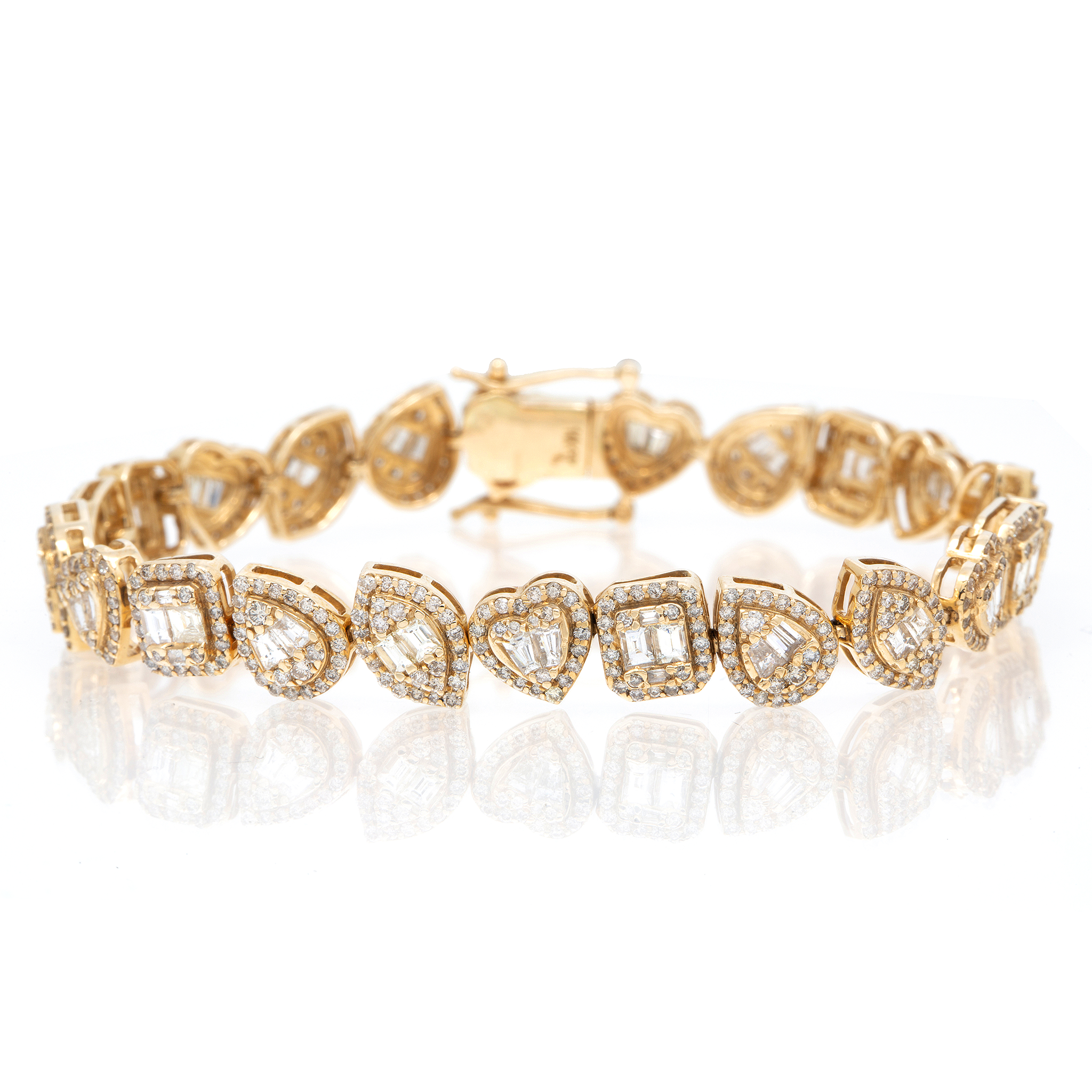Diamond Multi Shape Bracelet – Mavani & Co