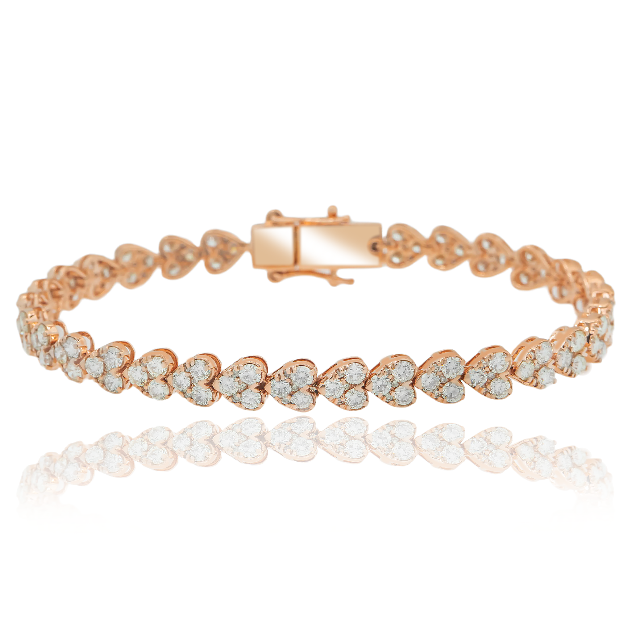 Diamond Heart Bracelet – Mavani & Co