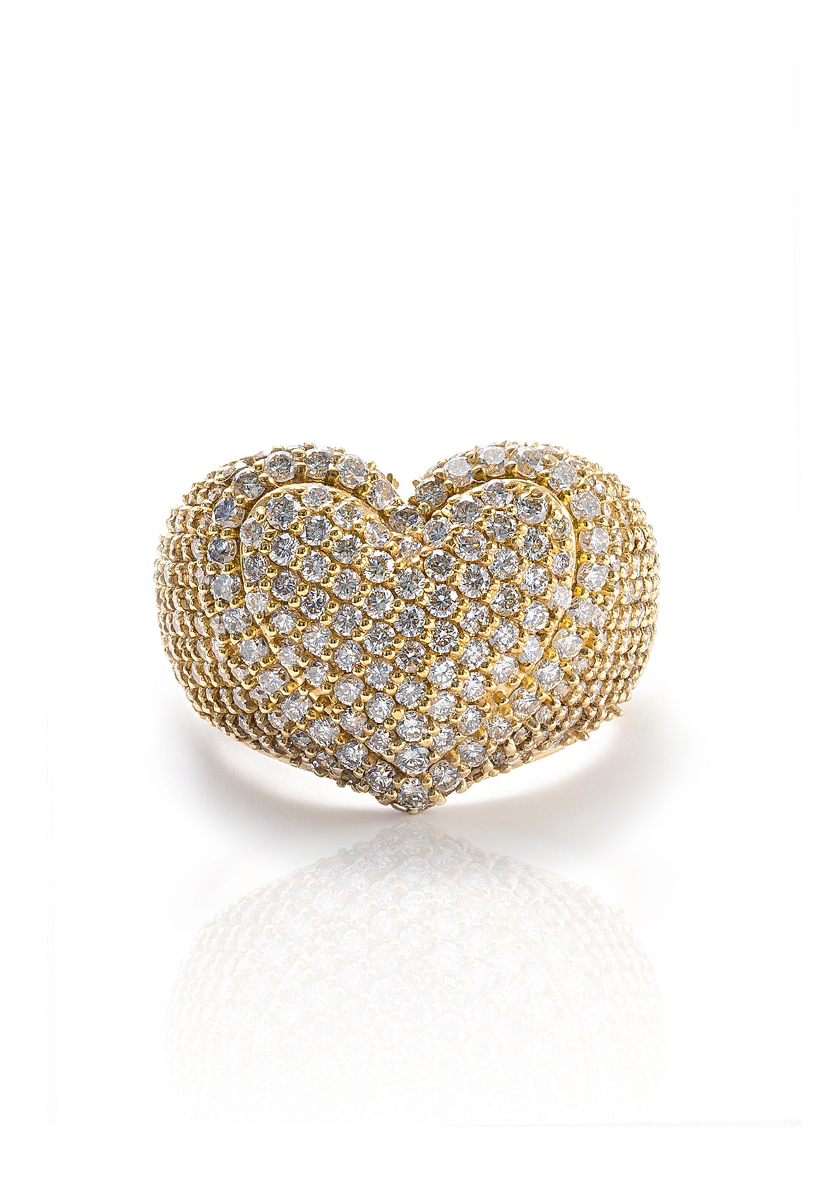 Diamond Heart Ring – Mavani & Co