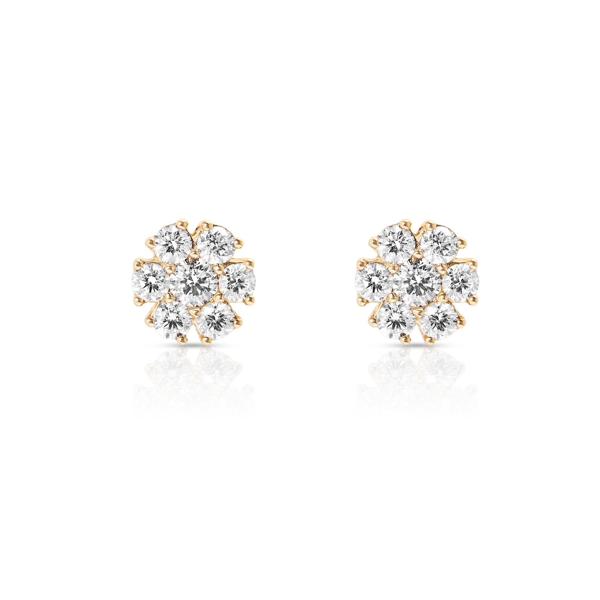 Flower Cluster Earrings – Mavani & Co